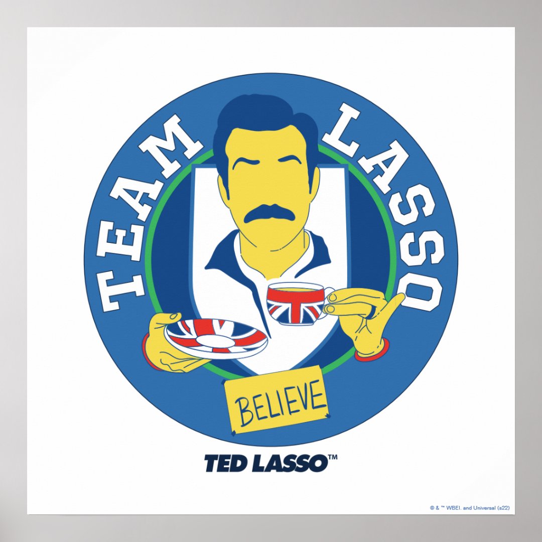 Ted Lasso | Team Lasso Tea Iconic Avatar Poster | Zazzle