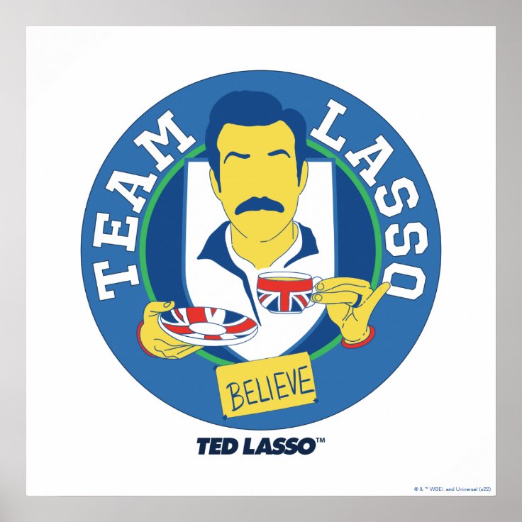 Ted Lasso | Team Lasso Tea Iconic Avatar Poster | Zazzle