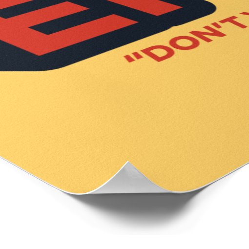 Ted Lasso | The Roy Kent Effect Typography Graphic Poster | Zazzle