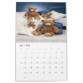 Teddy bear 2013 calendar | Zazzle