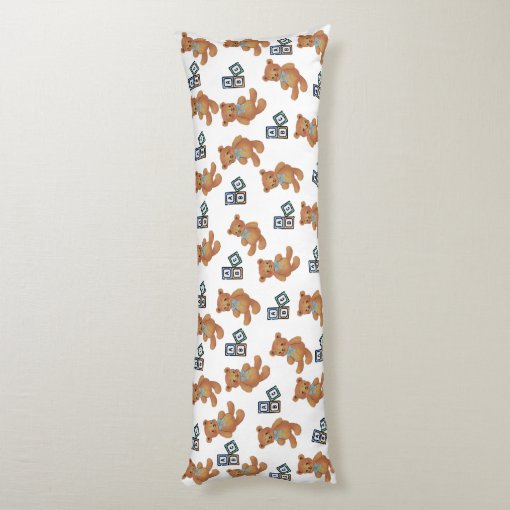 Teddy Bear & ABC Body Pillow | Zazzle