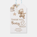 Teddy bear baby bear Thank you beary much Gift Tags | Zazzle