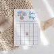 Teddy Bear Baby Bingo Game Card | Zazzle