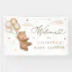 Teddy Bear Baby Shower Gender Neutral Bear Welcome Banner | Zazzle