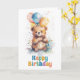 Teddy Bear Birthday Card | Zazzle