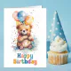 Teddy Bear Birthday Card | Zazzle
