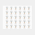 Teddy Bear Blue Balloons Baby Shower Thank You Lab Labels | Zazzle