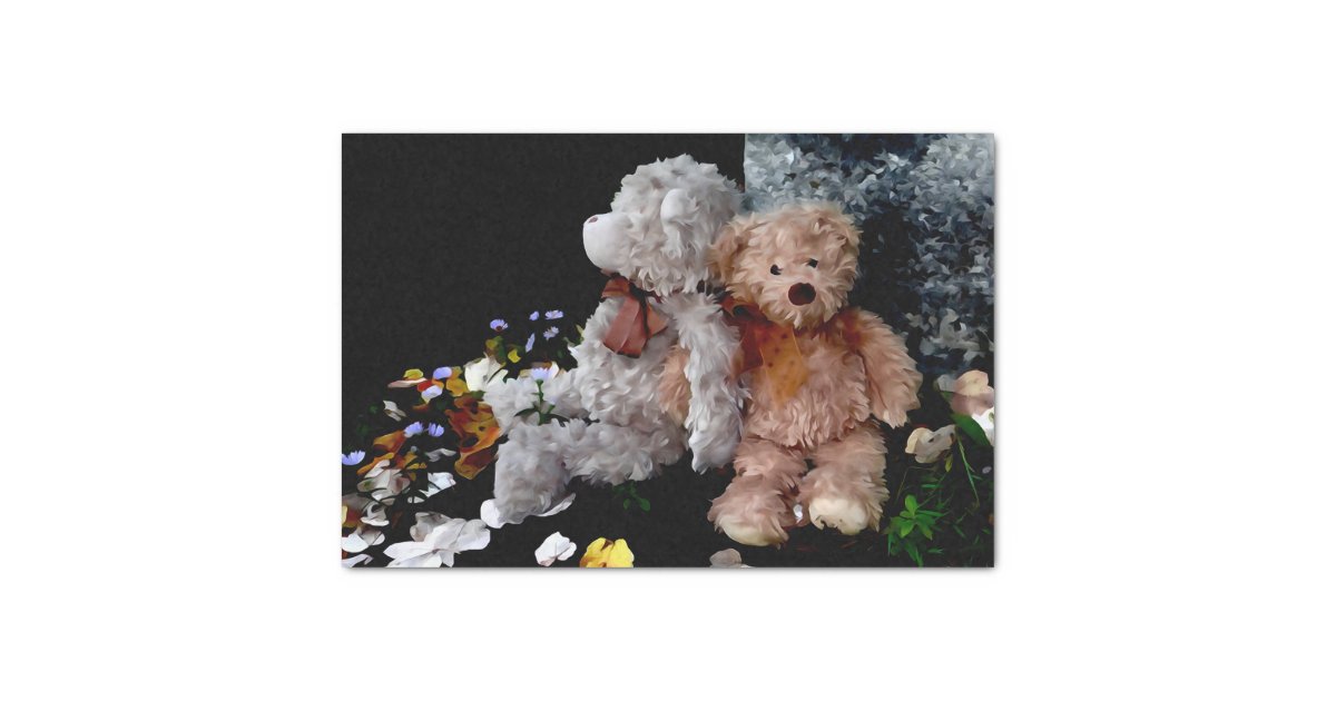 Teddy Bear Buddies Tissue Paper | Zazzle