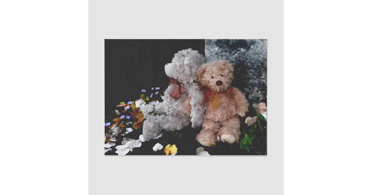 Teddy Bear Buddies Tissue Paper | Zazzle