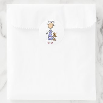 Teddy Bear Cuddle Buddy Sticker | Zazzle