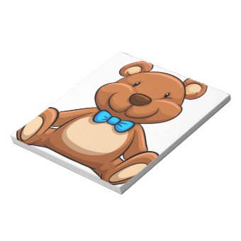 Teddy bear notepad | Zazzle