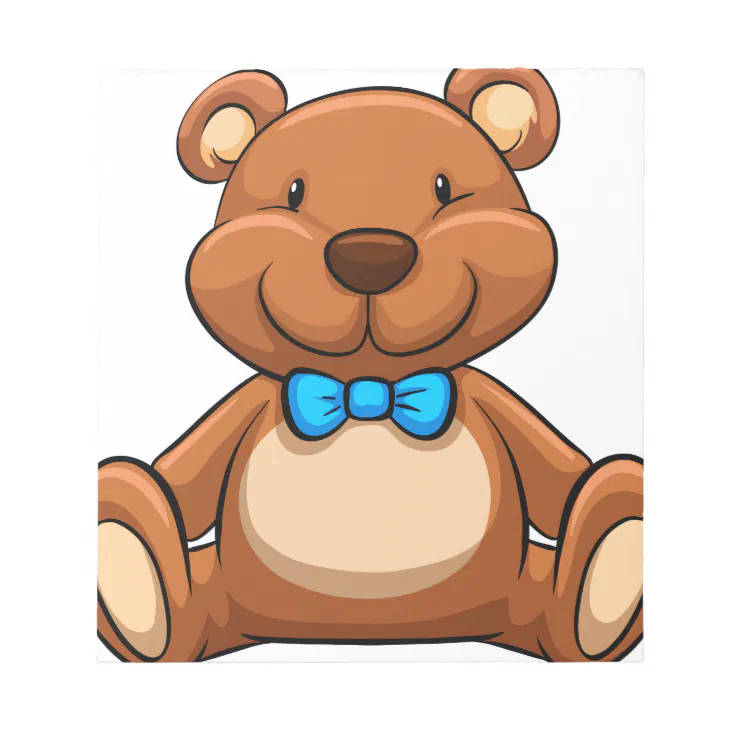 Teddy bear notepad | Zazzle
