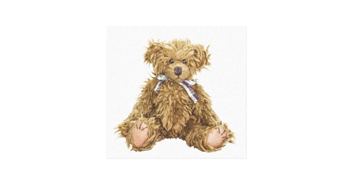 Teddy Bear Nursery Canvas Print | Zazzle