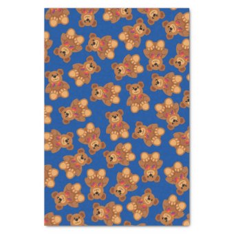 Teddy Bear Rainbow Cute 1st Birthday Party Tissue Paper | Zazzle
