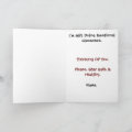 Teddy Bear Social Distancing Greeting Card | Zazzle