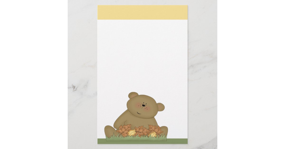 Teddy Bear Stationery | Zazzle