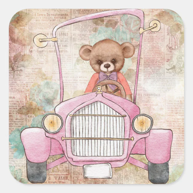 Teddy Bear Sticker | Zazzle