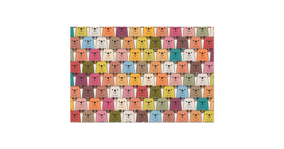 Teddy Bear Tissue Paper | Zazzle