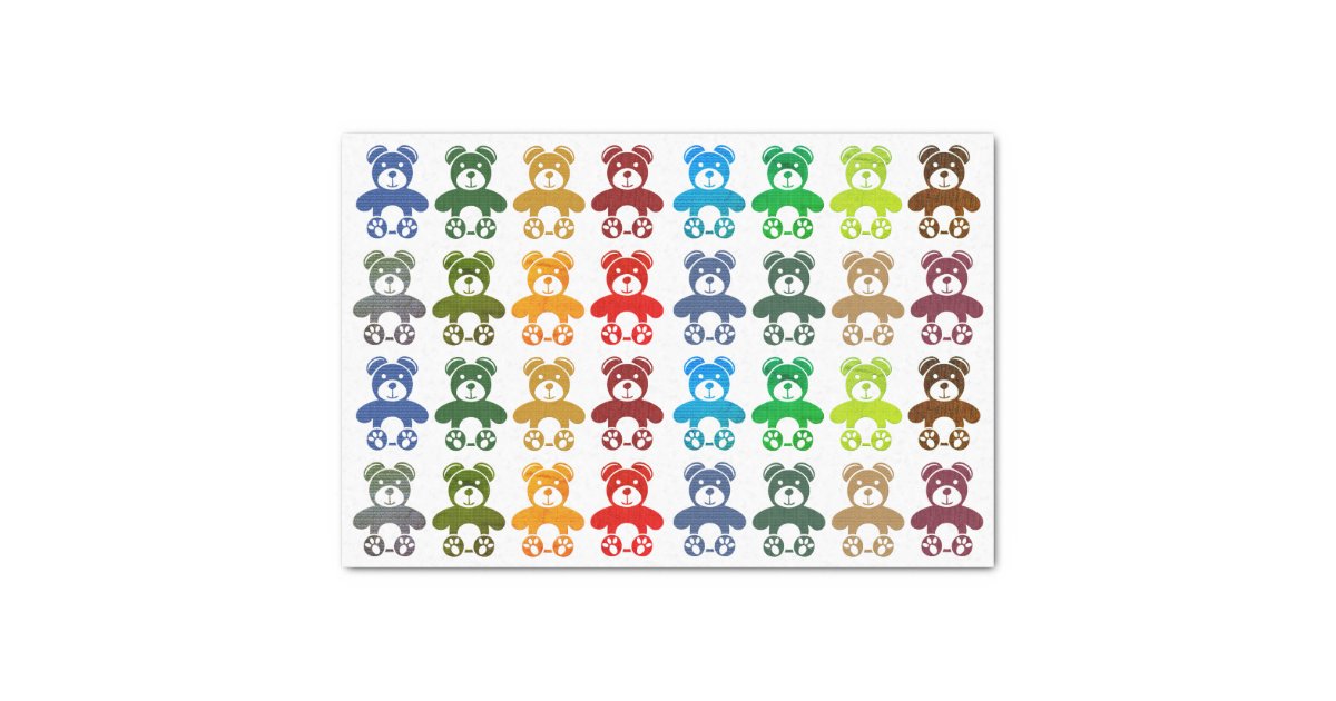 Teddy Bear Tissue Paper | Zazzle