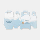 Teddy Bear with Blue Balloons Favor Box | Zazzle