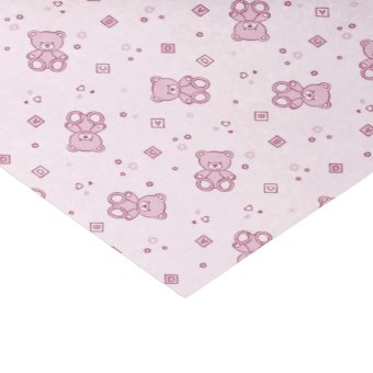 Teddy bears background Pink Tissue Paper | Zazzle