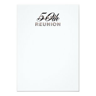 50th Class Reunion Invitations | Zazzle