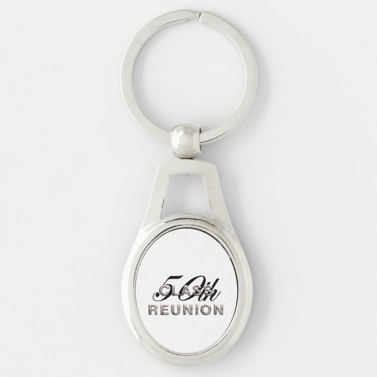TEE 50th Class Reunion Keychain | Zazzle