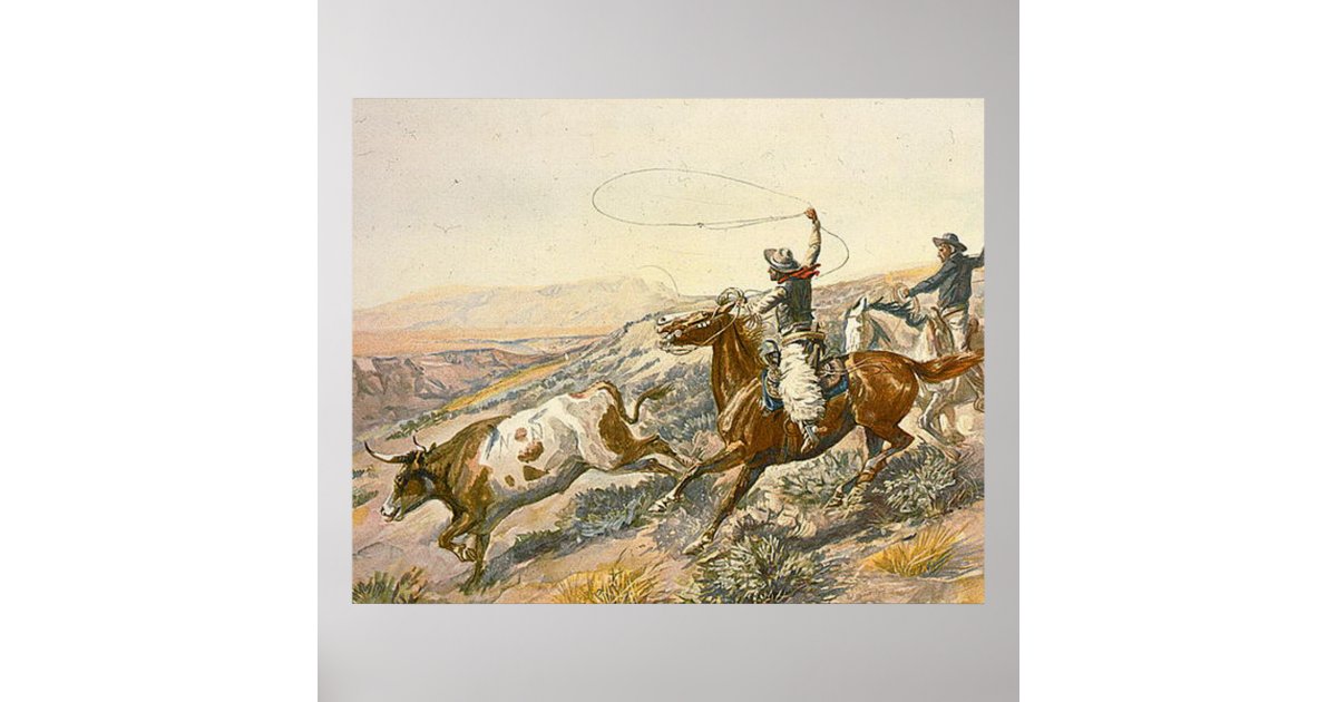 TEE Cattle Drive Poster | Zazzle