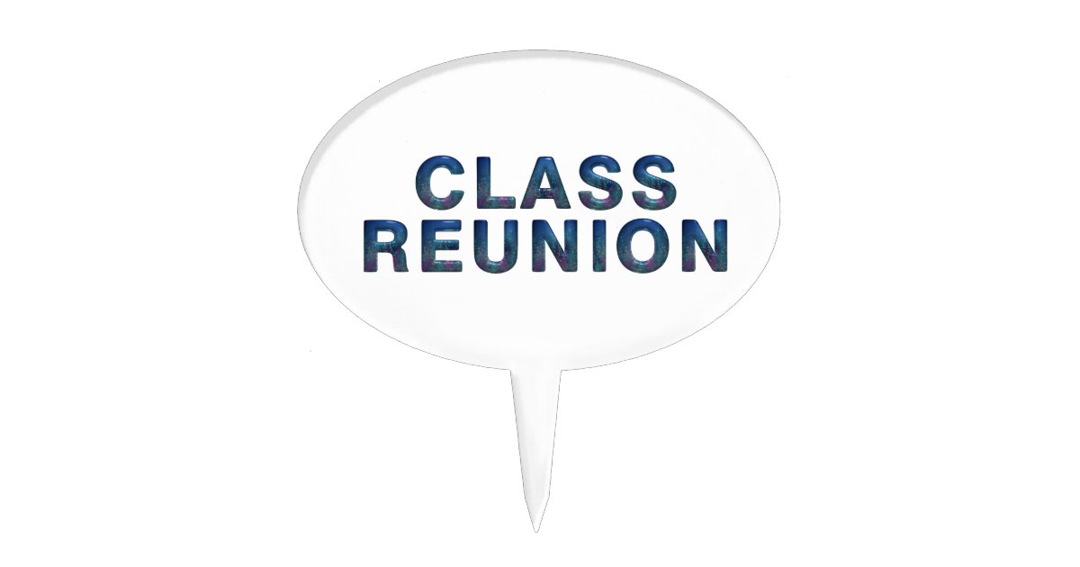 TEE Class Reunion Cake Topper | Zazzle