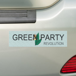 TEE Green Party Bumper Sticker | Zazzle