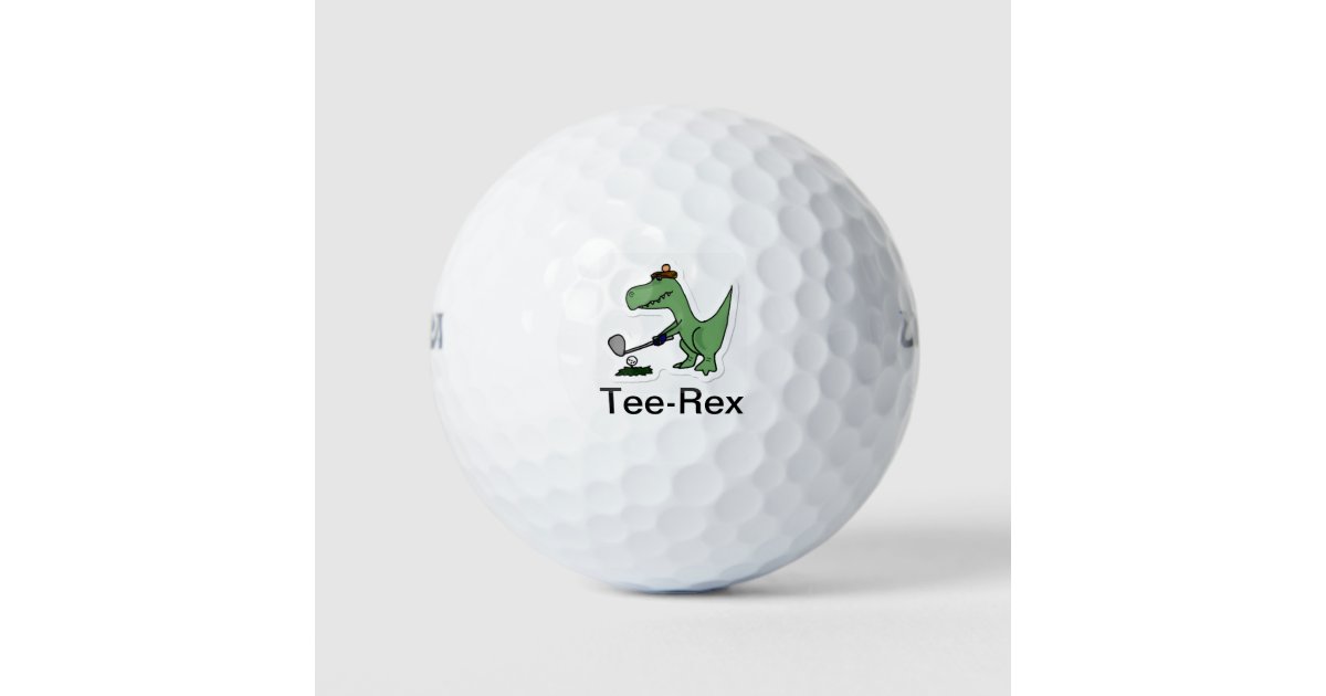 Tee-Rex Golf Ball | Zazzle