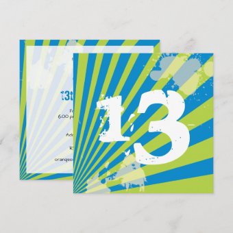 Teen Birthday Party Invitation | Boy | Zazzle