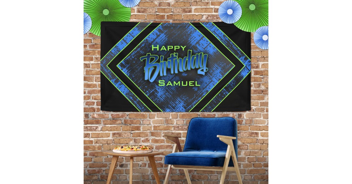 Teen Boy Birthday Banner | Zazzle