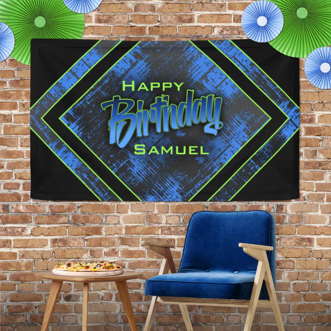 Teen Boy Birthday Banner | Zazzle