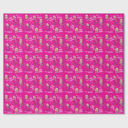 Teen Girl Fun Times Wrapping Paper | Zazzle