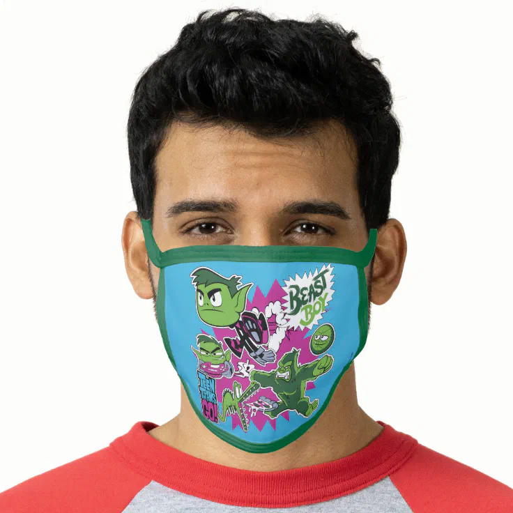 Teen Titans Go! | Beast Boy Shapeshifts Face Mask | Zazzle