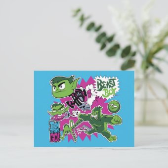 Teen Titans Go! | Beast Boy Shapeshifts Postcard | Zazzle