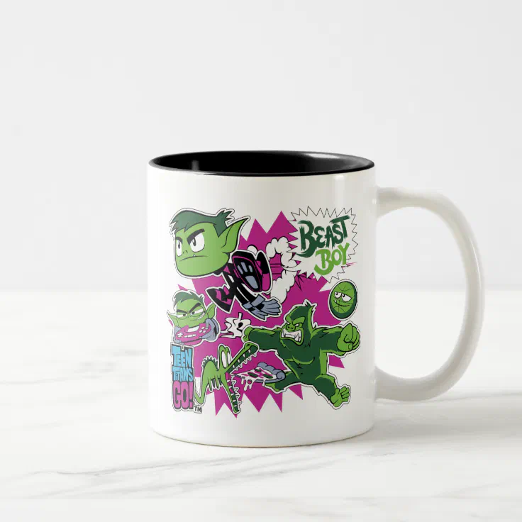 Teen Titans Go! | Beast Boy Shapeshifts Two-Tone Coffee Mug | Zazzle