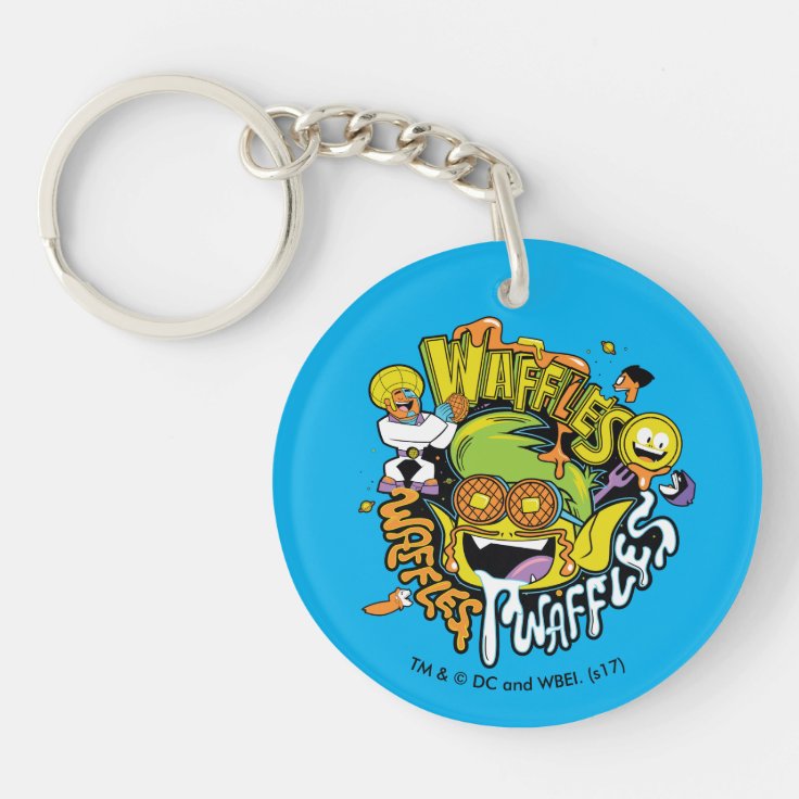 Teen Titans Go! | Beast Boy Waffles Keychain | Zazzle