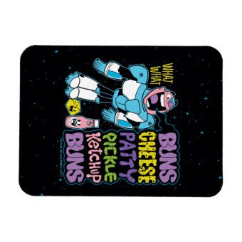 Teen Titans Go! | Cyborg Burger Rap Magnet | Zazzle