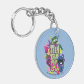Teen Titans Go! | "Girls Girls" Animal Print Logo Keychain | Zazzle