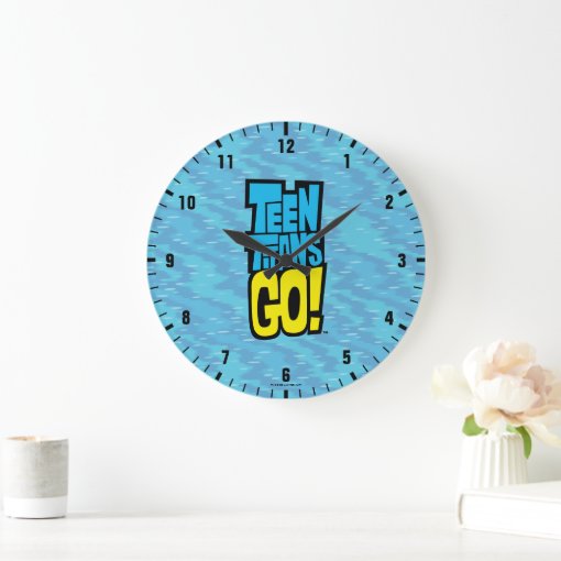 Teen Titans Go! | Logo Large Clock | Zazzle