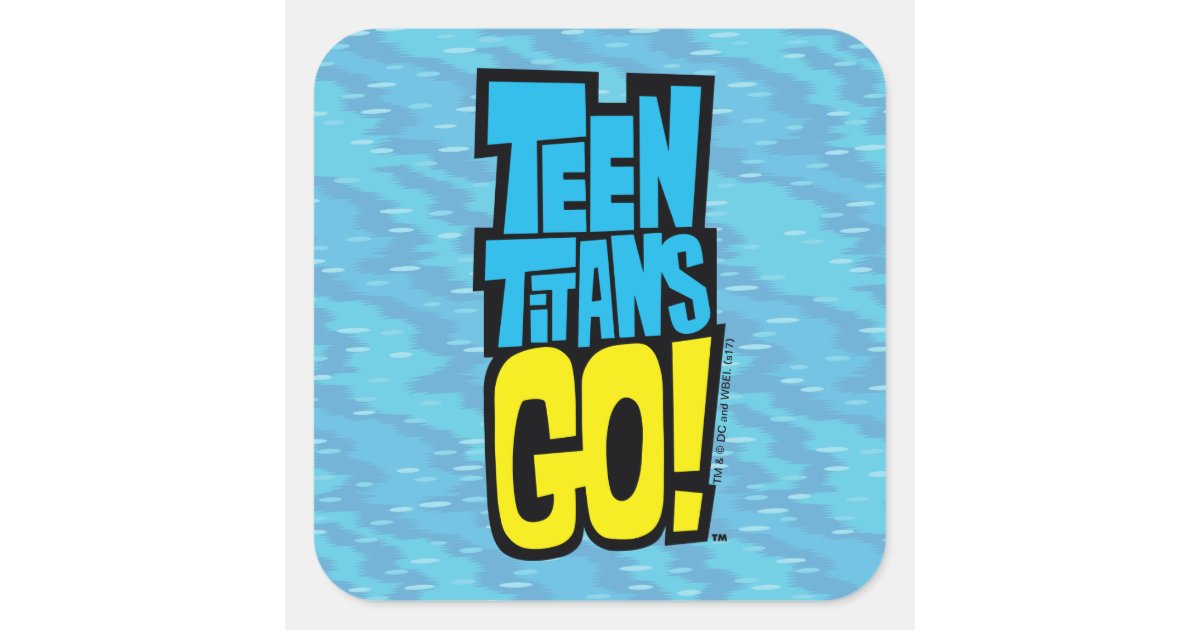 Teen Titans Go! | Logo Square Sticker | Zazzle