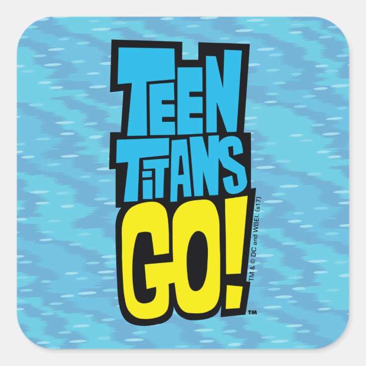 Teen Titans Go! | Logo Square Sticker | Zazzle