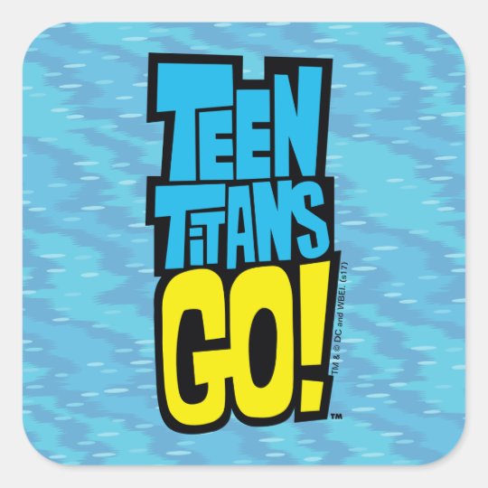 Teen Titans Go! | Logo Square Sticker | Zazzle.com