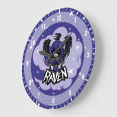 Teen Titans Go! | Raven Attack Large Clock | Zazzle