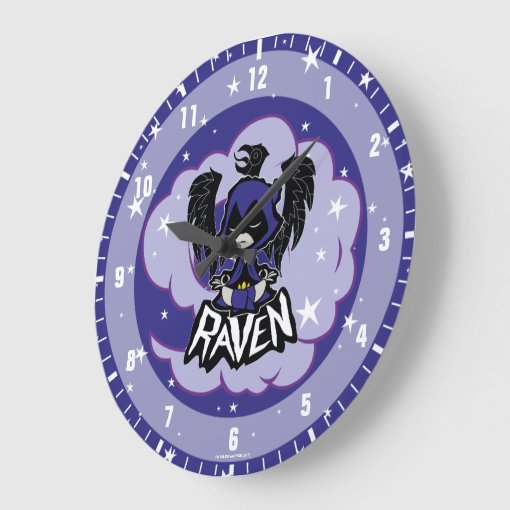 Teen Titans Go! | Raven Attack Large Clock | Zazzle