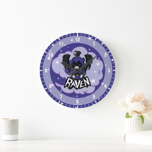 Teen Titans Go! | Raven Attack Large Clock | Zazzle