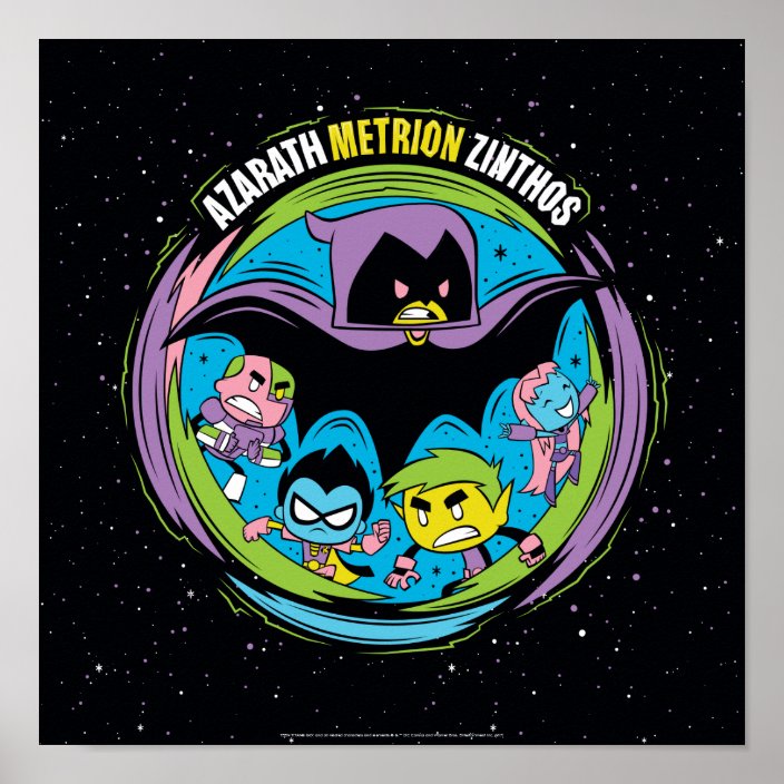 Teen Titans Go! | Raven "Azarath Metrion Zinthos" Poster | Zazzle.com