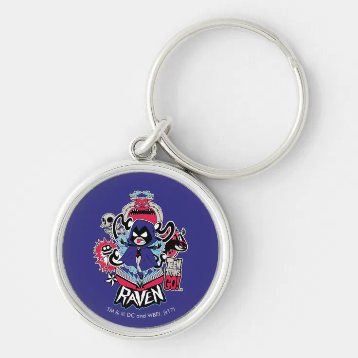 Teen Titans Go! | Raven Demonic Powers Graphic Keychain | Zazzle